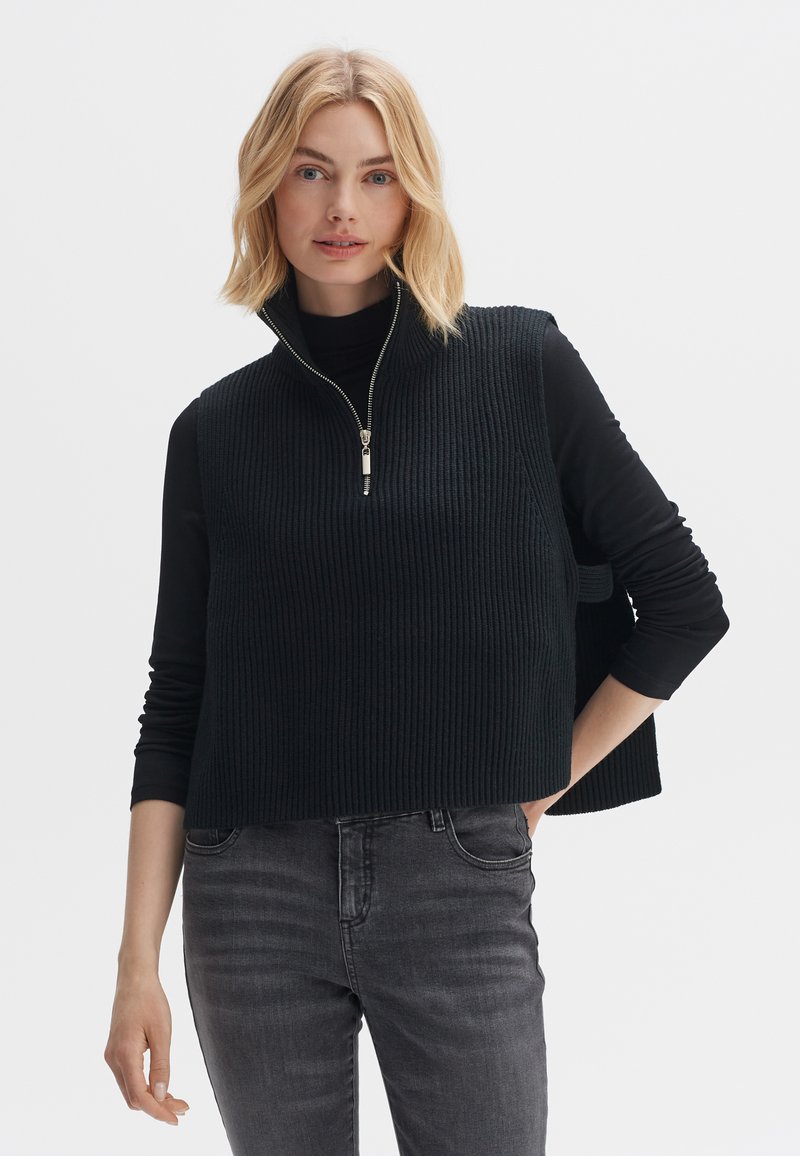OPUS ABIBO - Strickpullover - black/schwarz - Zalando