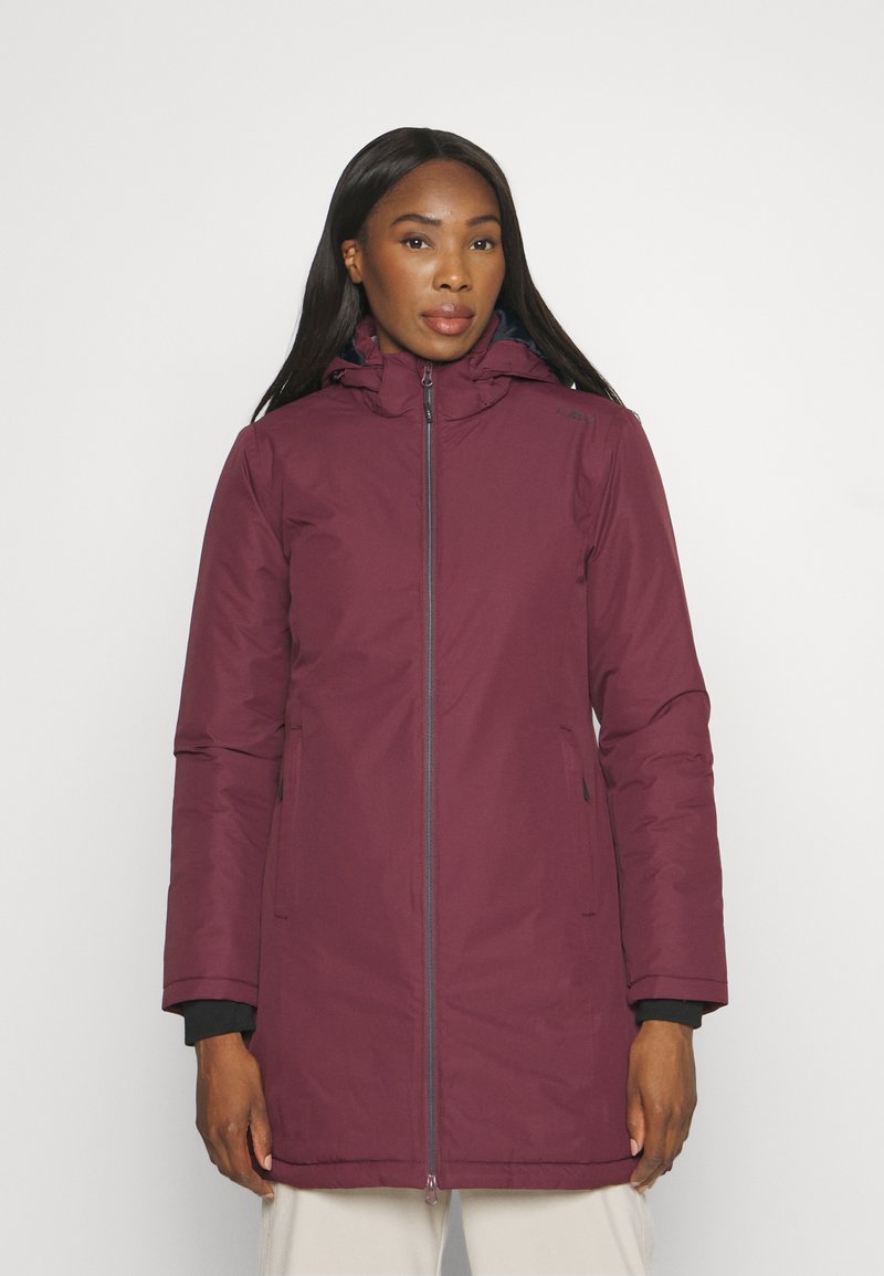 CMP WOMAN COAT ZIP HOOD - Parka - burgundy/bordeaux - ZALANDO.FR