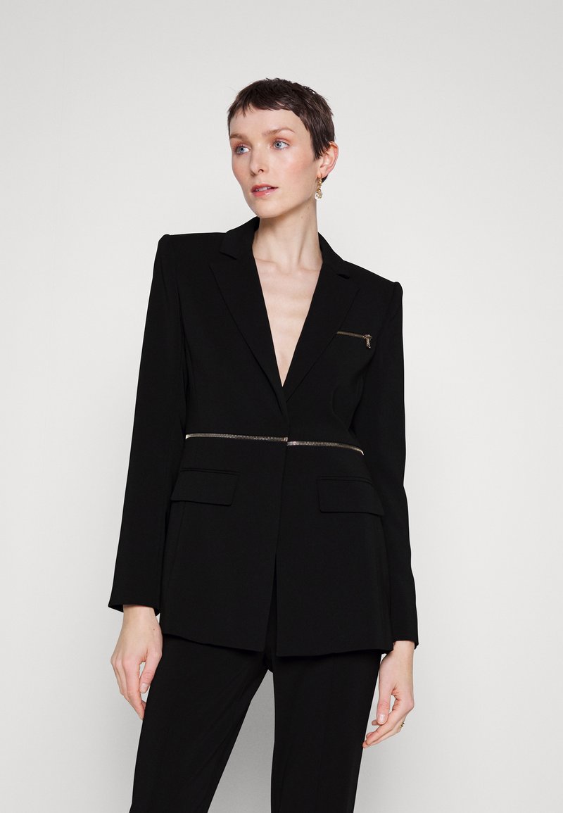 Patrizia Pepe GIACCA JACKET - Blazer - nero/gold/negro - Zalando.es