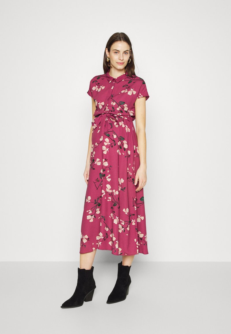 Vero Moda Maternity VMMNEWHALLIE LONG TIE DRESS - Jersey dress - dry ...