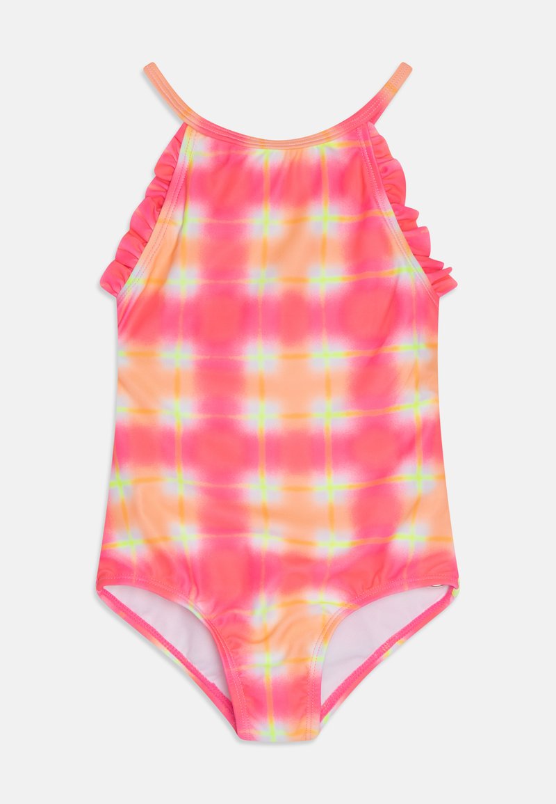 Cotton On DELLA RUFFLE ONE PIECE - Badeanzug - bright gingham ...
