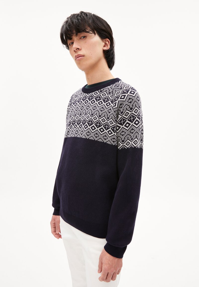 ARMEDANGELS NOWAAN NOWAAN - Pullover - night sky/bleu marine - ZALANDO.FR