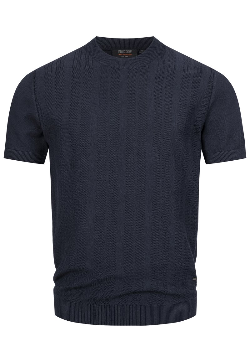 INDICODE JEANS T-Shirt basic - navy/dunkelblau - Zalando