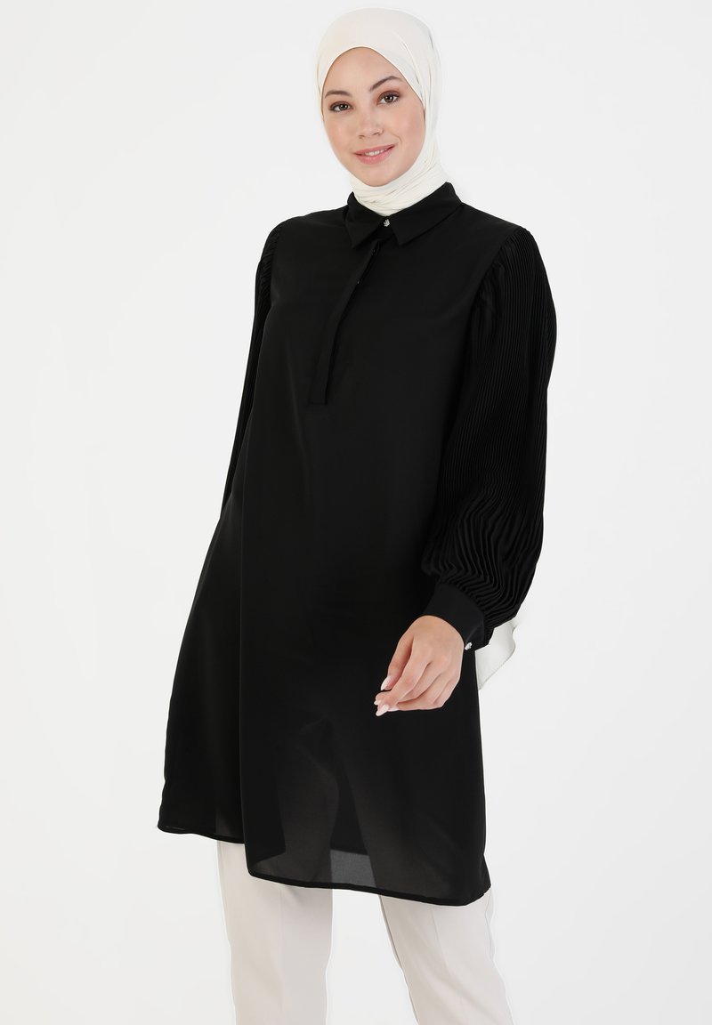 Modanisa COLLAR - Tunic - black - Zalando.ie