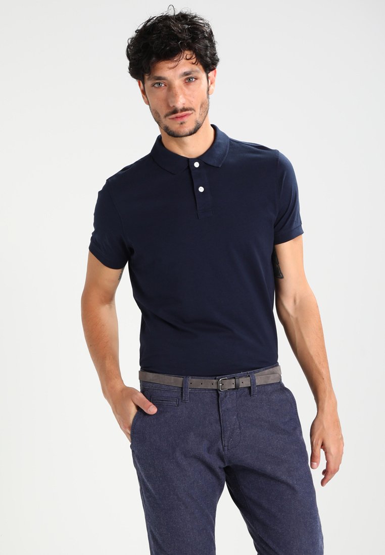 Pier One Polo shirt - dark blue/blue - Zalando.co.uk