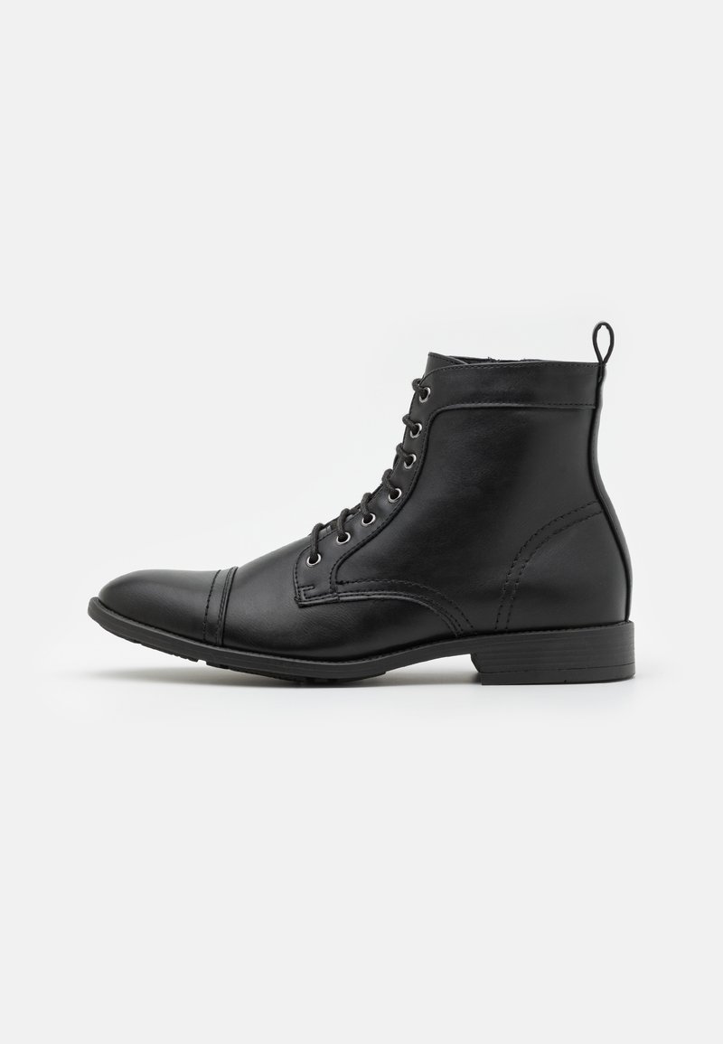 Pier One Botki sznurowane - black/czarny - Zalando.pl