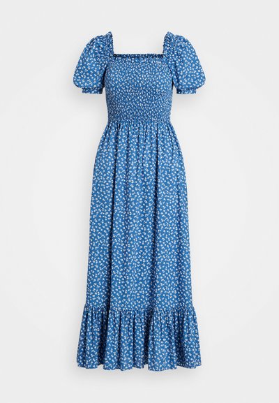 Polo Ralph Lauren DAGANI SHORT SLEEVE DAY DRESS - Vardagsklänning - mint floral/flerfärgad ...