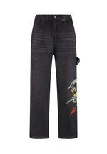 Ed Hardy FLYING DRAGON CARPENTER - Relaxed fit -farkut - black/musta ...