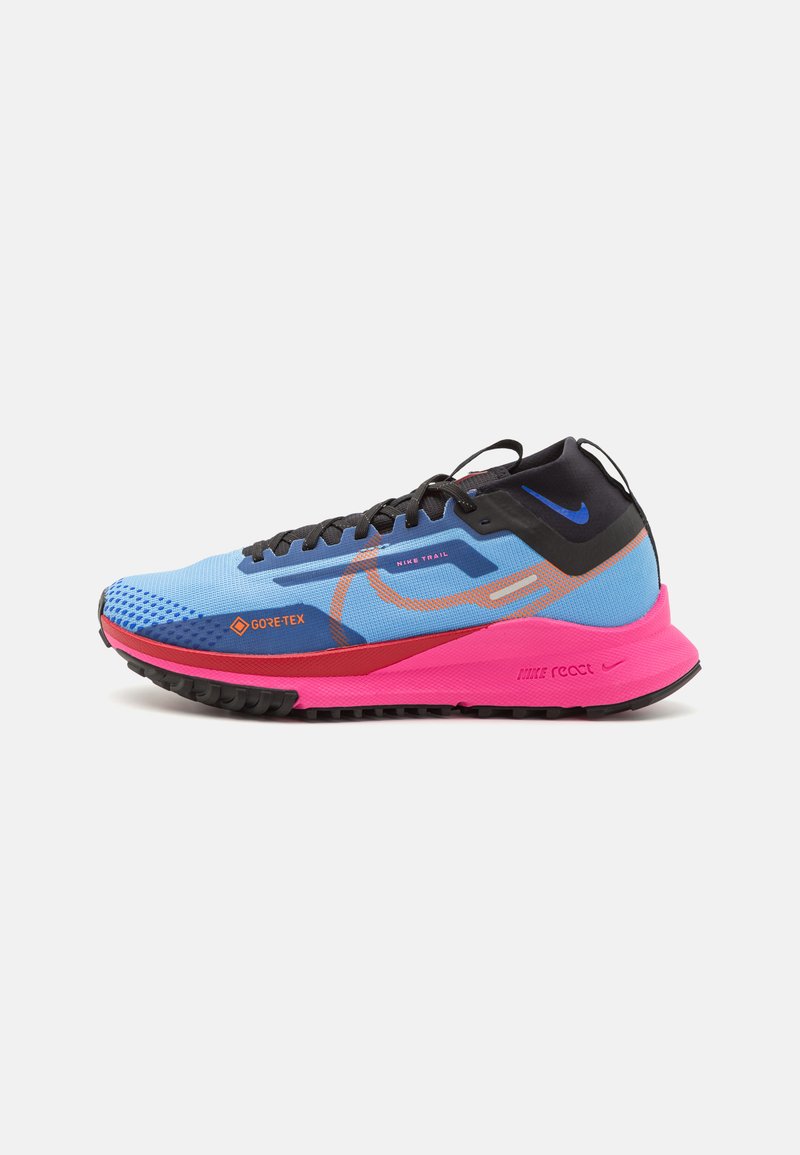 Nike Performance REACT PEGASUS TRAIL 4 GTX - Chaussures de running - university blue/safety ...