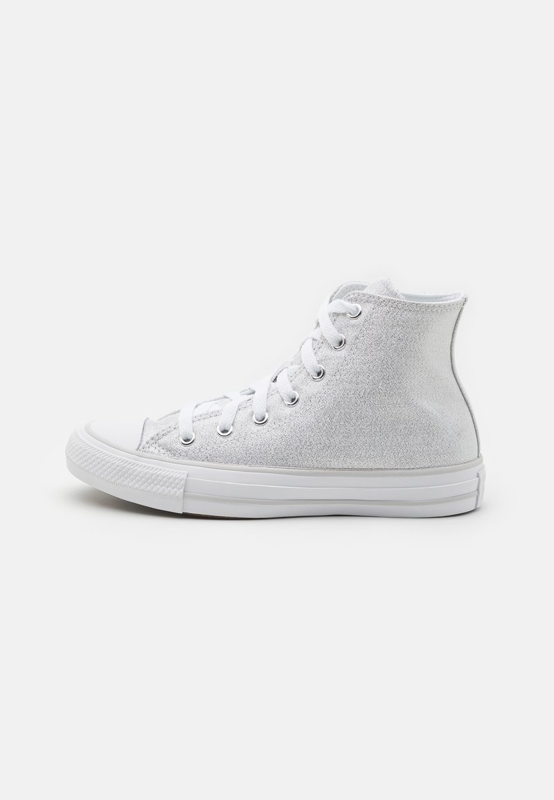 Converse CHUCK TAYLOR ALL STAR UNISEX - High-top trainers - white/mouse ...