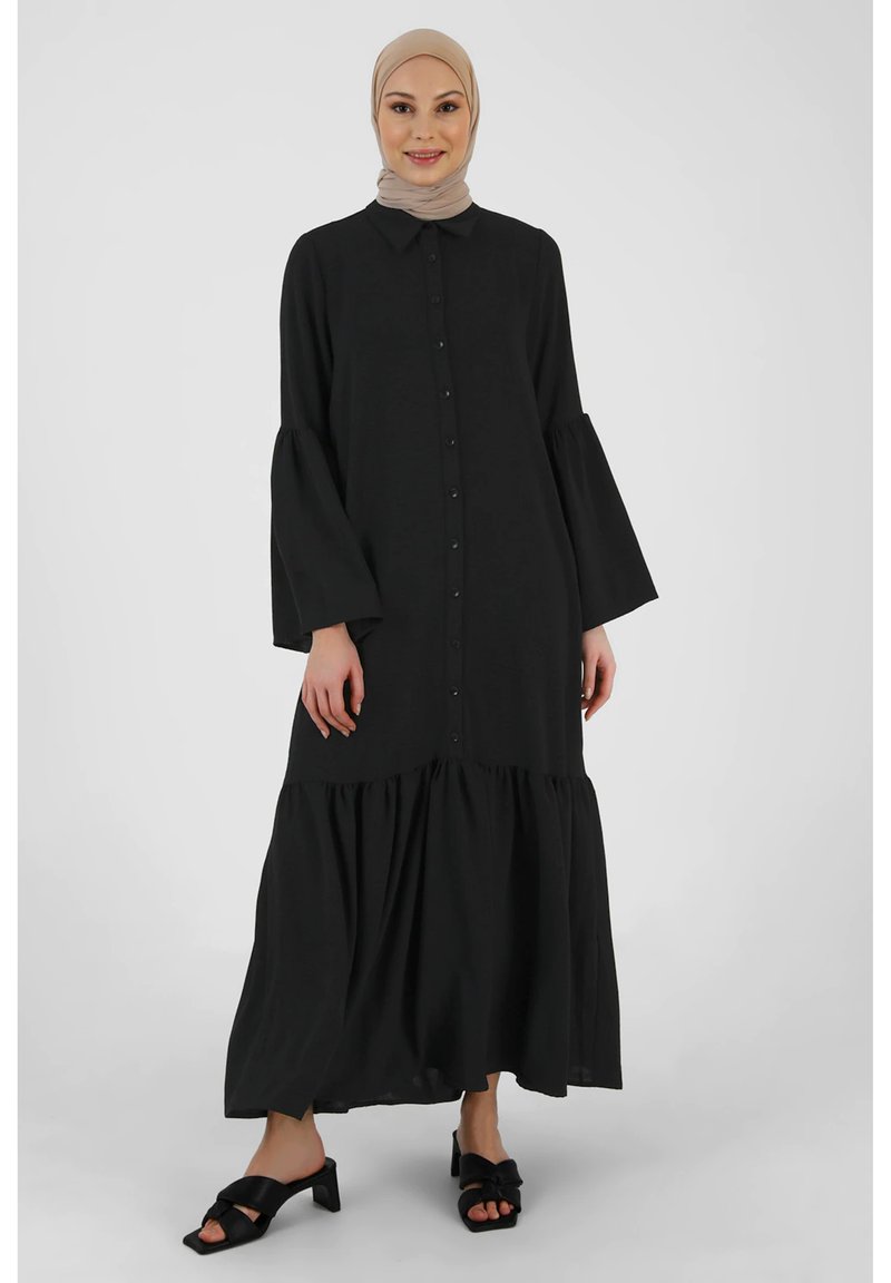 Modanisa POINT COLLAR - MODEST - REFKA CASUAL - Maxi dress - black ...