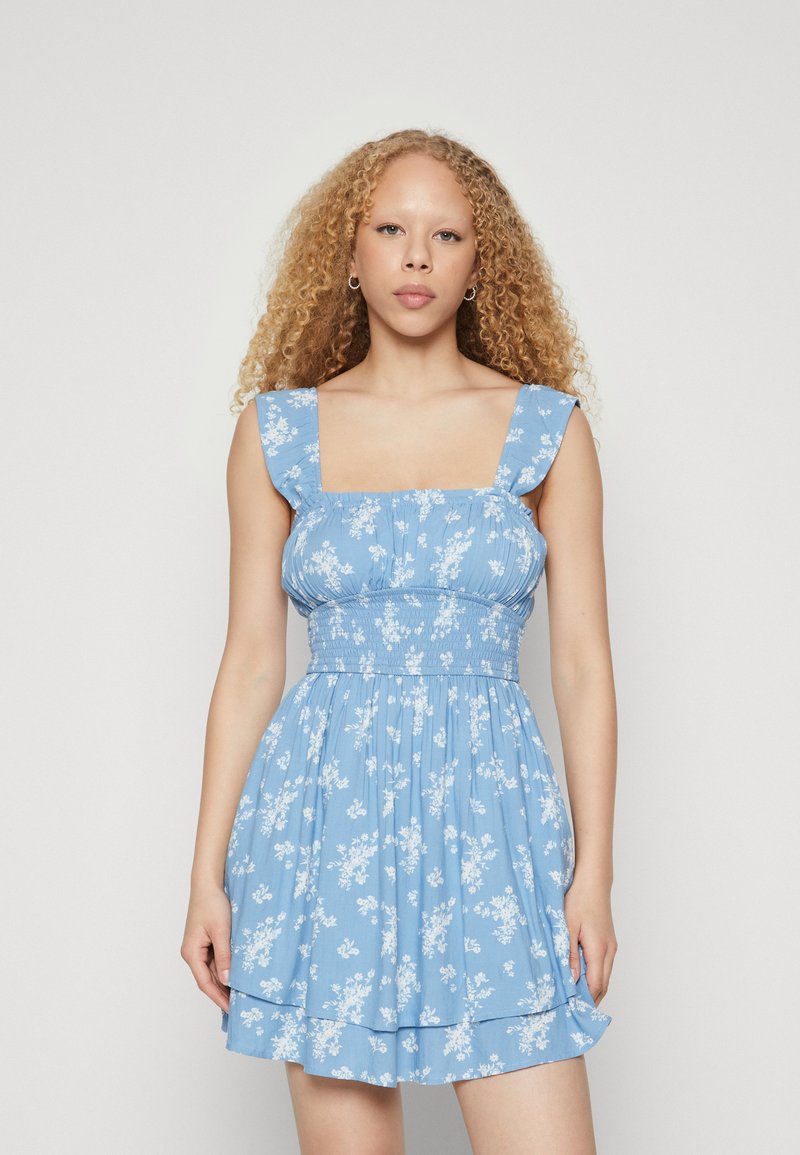 Hollister Co. BARE SAIDIE FRANCHISE SKORT DRESS - Freizeitkleid - blue ...