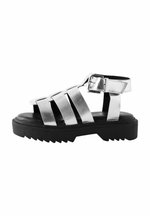 Next CHUNKY GLADIATOR - REGULAR FIT - Riemensandalette - silver ...