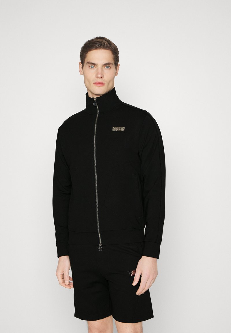 BALR. LOUIS SLIM PANEL TRACK JACKET - Trainingsjacke - black/schwarz ...