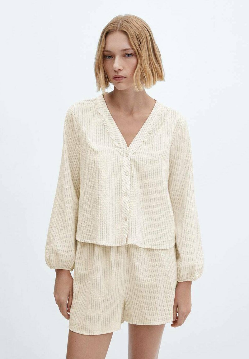 Mango SET HOME - Nachtwäsche Set - écru/offwhite - Zalando.de