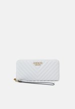 Guess KEILLAH LARGE ZIP AROUND - Rahakott - white/valge - Zalando.ee