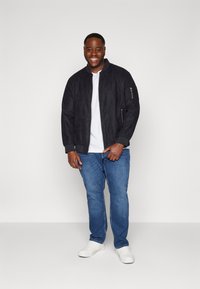 Calvin Klein Jeans Plus PLUS EUPHORIC MONOLOGO TEE - Print T-shirt - bright white/white ...