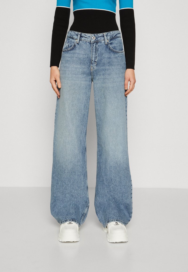 Karl Lagerfeld Jeans Jeans Relaxed Fit - marble mid blue/blau - Zalando.at