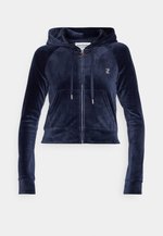 Juicy Couture HOODIE - Sweatjacke - night sky/dunkelblau - Zalando.de