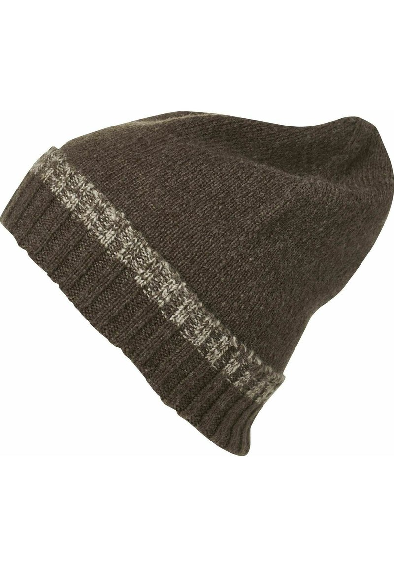 Neverless ZWEIFARBIG UNGEFÜTTERT MEL - Mütze - braun beige/hellbraun ...