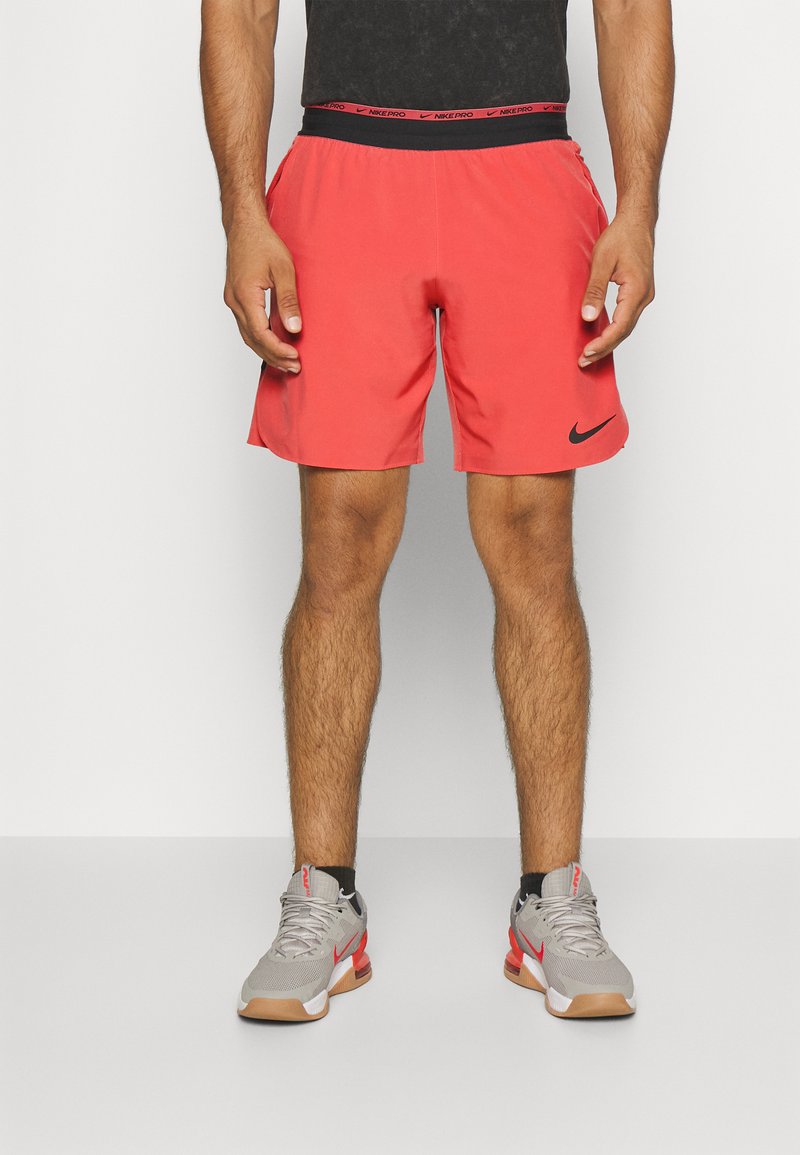 Nike Performance Short de sport - adobe/(black)/corail - ZALANDO.FR