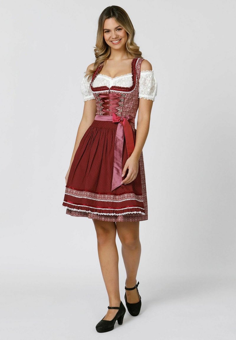 Stockerpoint KIM 55CM - Dirndl - bordeaux - Zalando.de