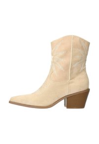 sacha Cowboy/biker ankle boot - beige - Zalando