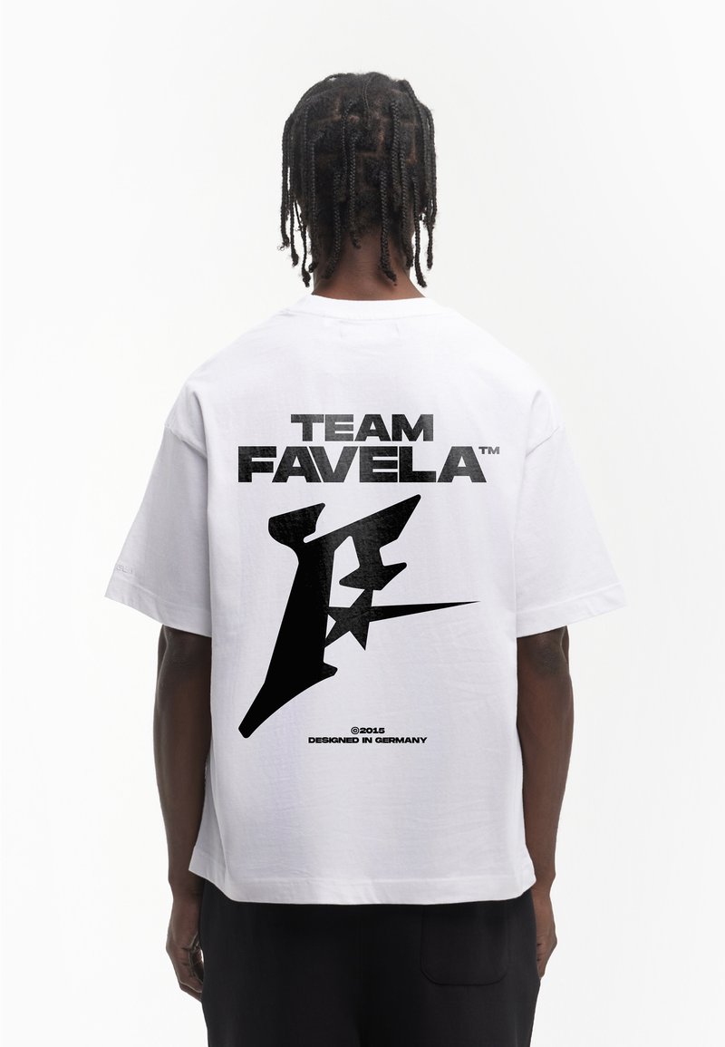 FAVELA TEAM UNISEX - T-shirts print - white/hvid - Zalando.dk