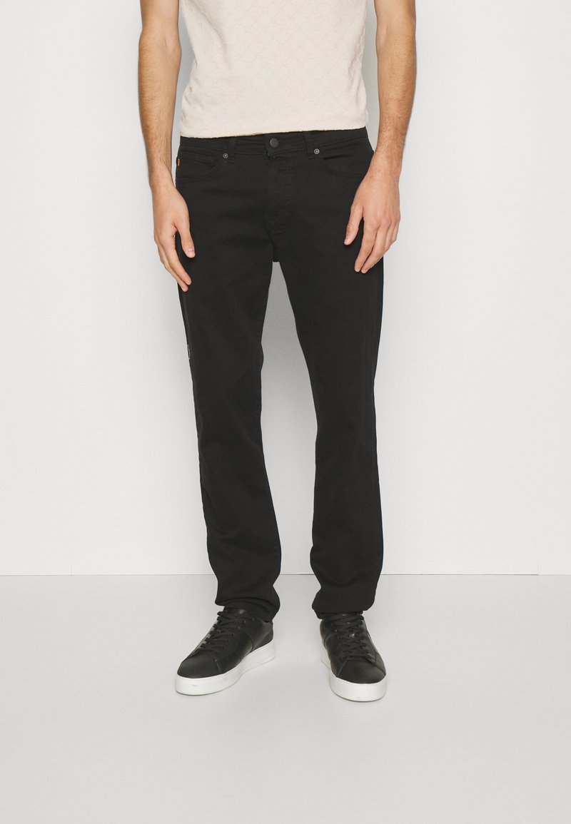 BOSS MAINE - Jeans straight leg - black/svart - Zalando.se