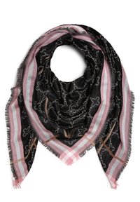 Codello TUCH - Scarf - schwarz rosa/black - Zalando