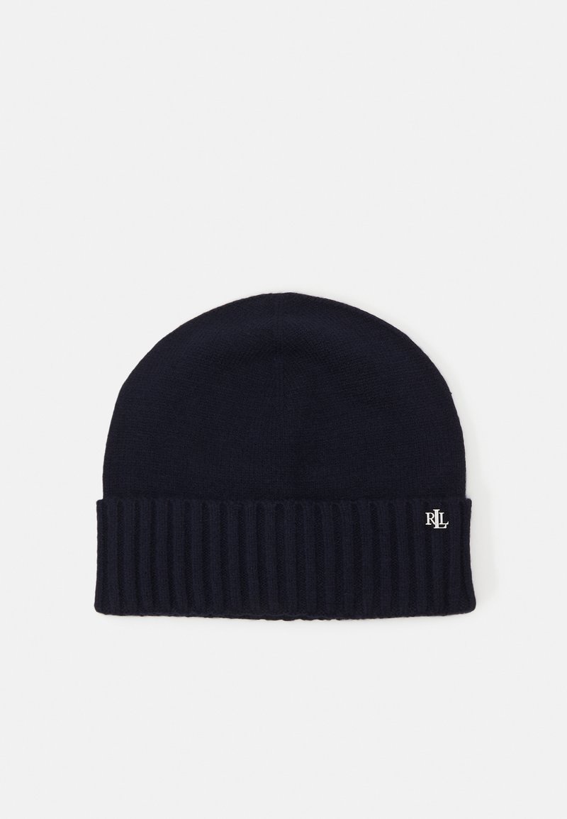 Lauren Ralph Lauren CUFF HAT COLD WEATHER - Vunena kapa - navy/plavo ...