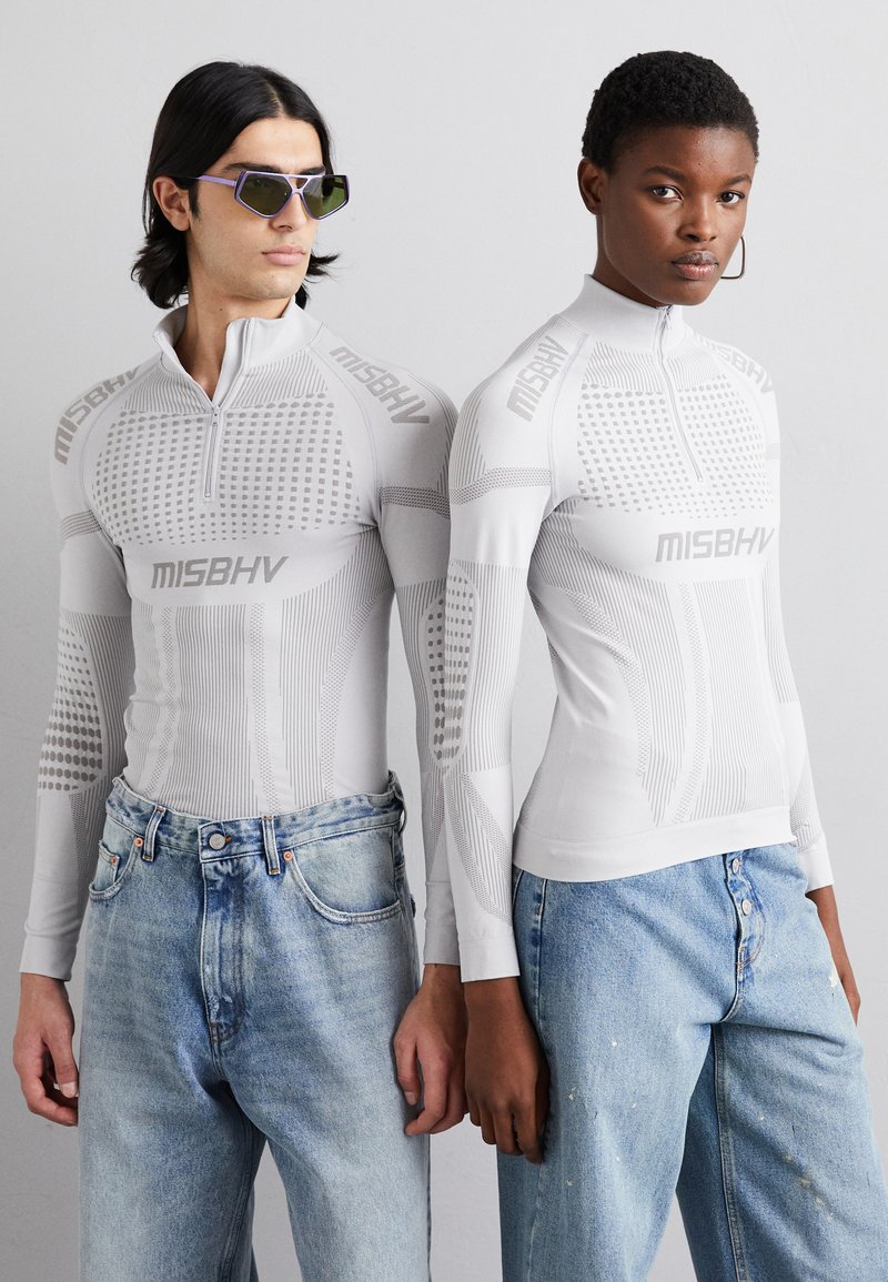 MISBHV UNISEX - Bluzka z długim rękawem/jasnoszary - Zalando.pl