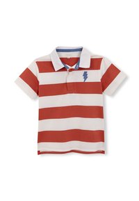 GOCCO EMBROIDERED PATCH STRIPES - Polo shirt - blanco/white - Zalando