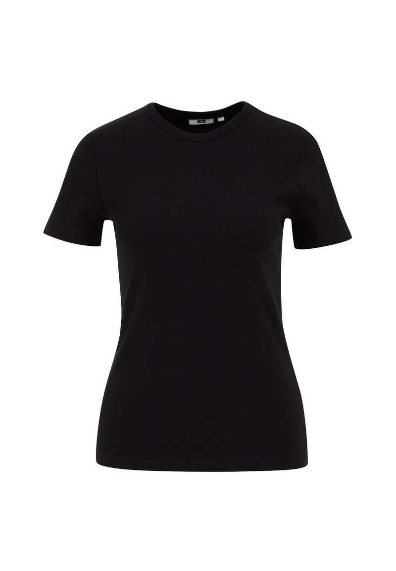 WE Fashion Pamata T-krekls - black/melns - Zalando.lv