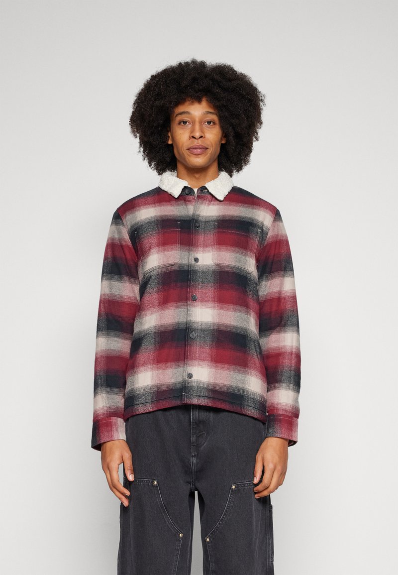 Hollister Co. COZY SHACKET - Summer jacket - BURG PLAID/multi-coloured ...