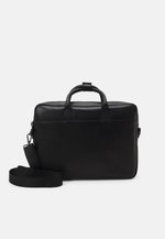 Zign LEATHER UNISEX - Laptoptas - black/zwart - Zalando.nl
