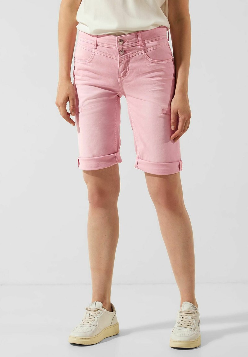 Street One CASUAL FIT BERMUDA - Short en jean - rosa/rose clair ...