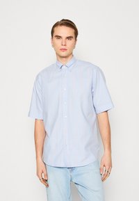 BOSS LAMBEY SHORT - Button down-skjorte - open blue/mørkeblå - Zalando.no