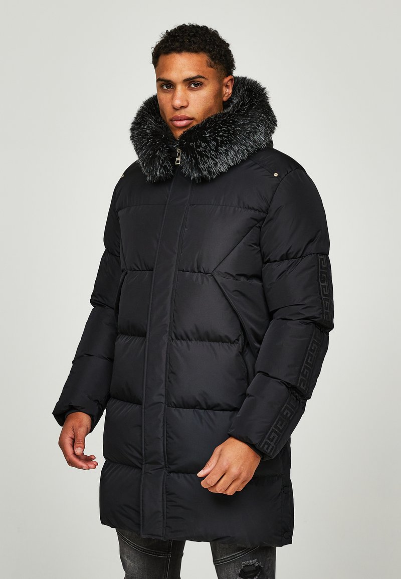 Glorious Gangsta OMARI 3.0 LONGLINE PUFFER JACKET - Winter coat - jet ...