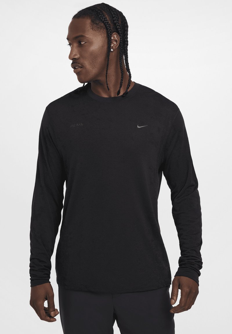 Nike Performance DRI-FIT ADV-VERSATILE - Langarmshirt - black/schwarz ...