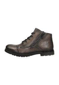 bugatti Schnürstiefelette - donkergrijs/dunkelgrau - Zalando
