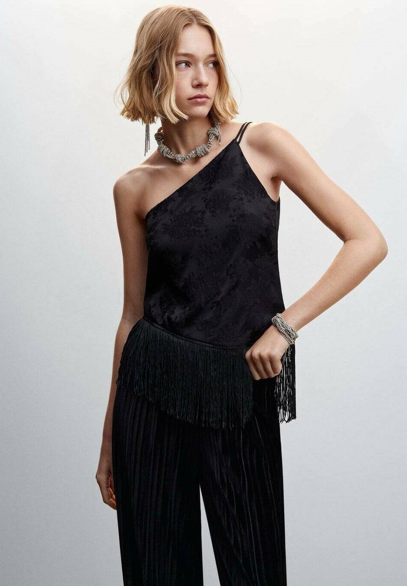 Mango KIM - Trousers - black - Zalando.co.uk