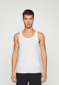 HUGO TANK TOP TWIN 2 PACK - Unterhemd/-shirt - open white/weiß - Zalando.ch