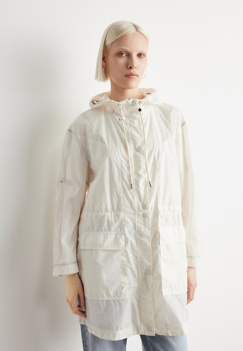 BOSS PULLIA - Parka - open white/off-white - Zalando.ie