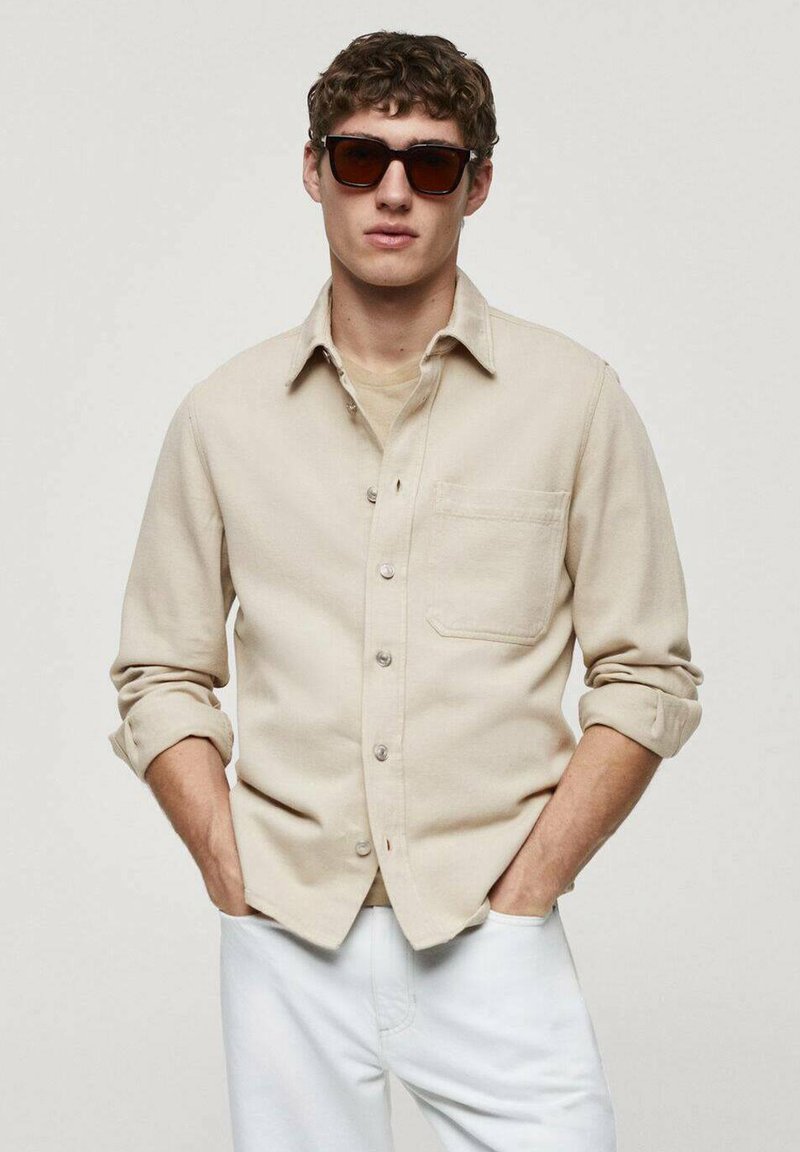 Mango JAY - Cămașă - beige/bej - Zalando.ro