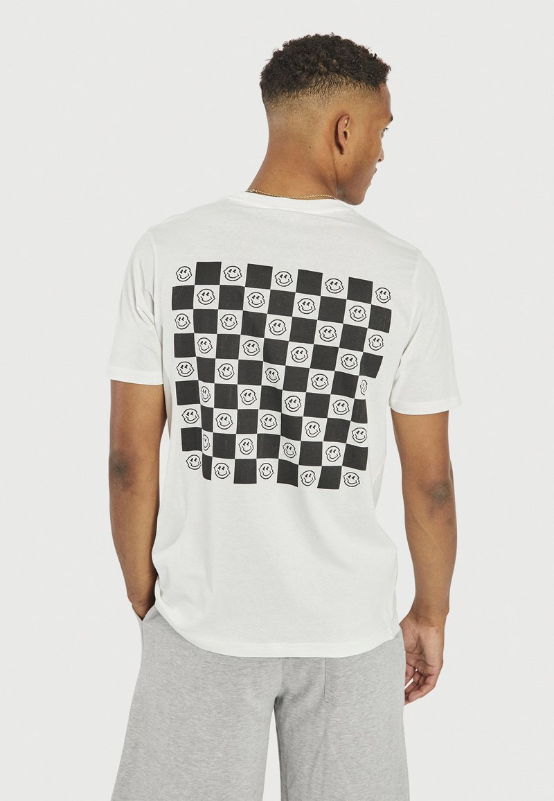 Redefined Rebel BECKHAM - T-shirt z nadrukiem/biały - Zalando.pl