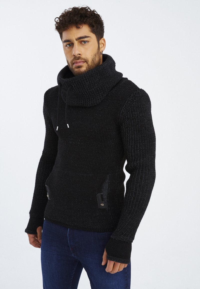 Leif Nelson Neule - schwarz/musta - Zalando.fi