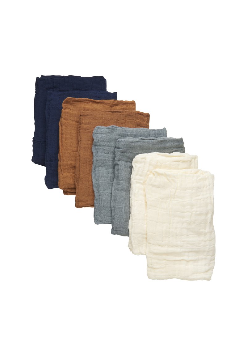 Pippi made with love 8 PACK - Muslin blanket - dress blues/dark blue ...