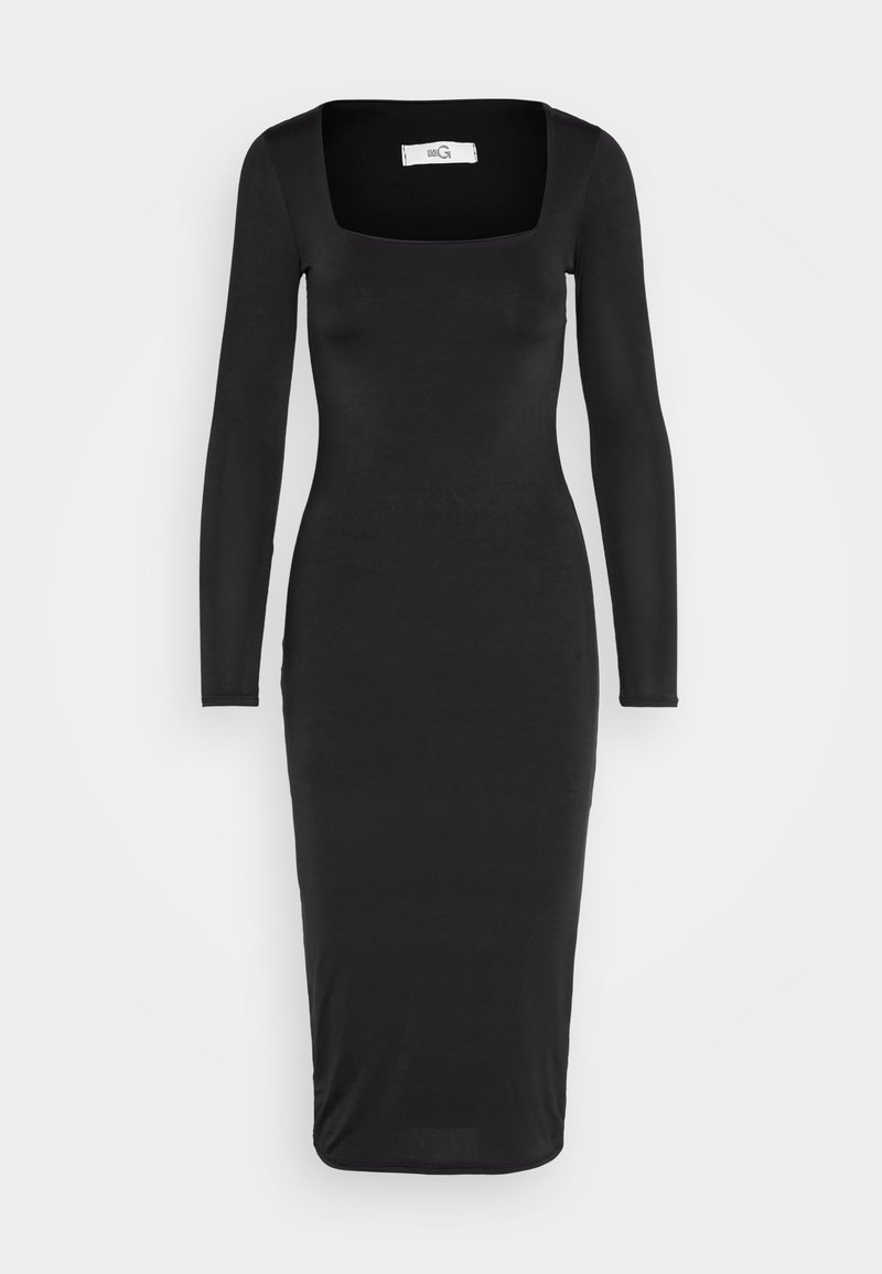 WAL G. SQUARE NECK MIDI - Cocktail dress / Party dress - black ...