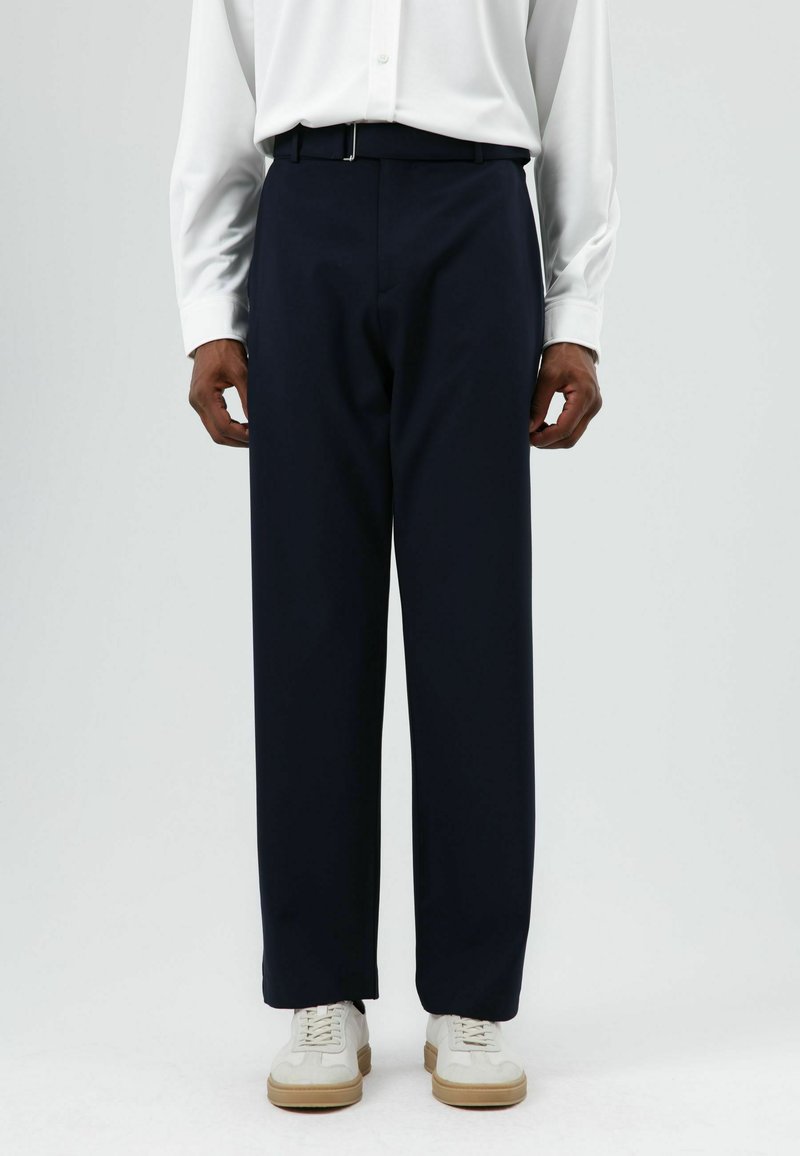 Lucy & Sam RELAXED FIT - Stoffhose - navy blue/dunkelblau - Zalando